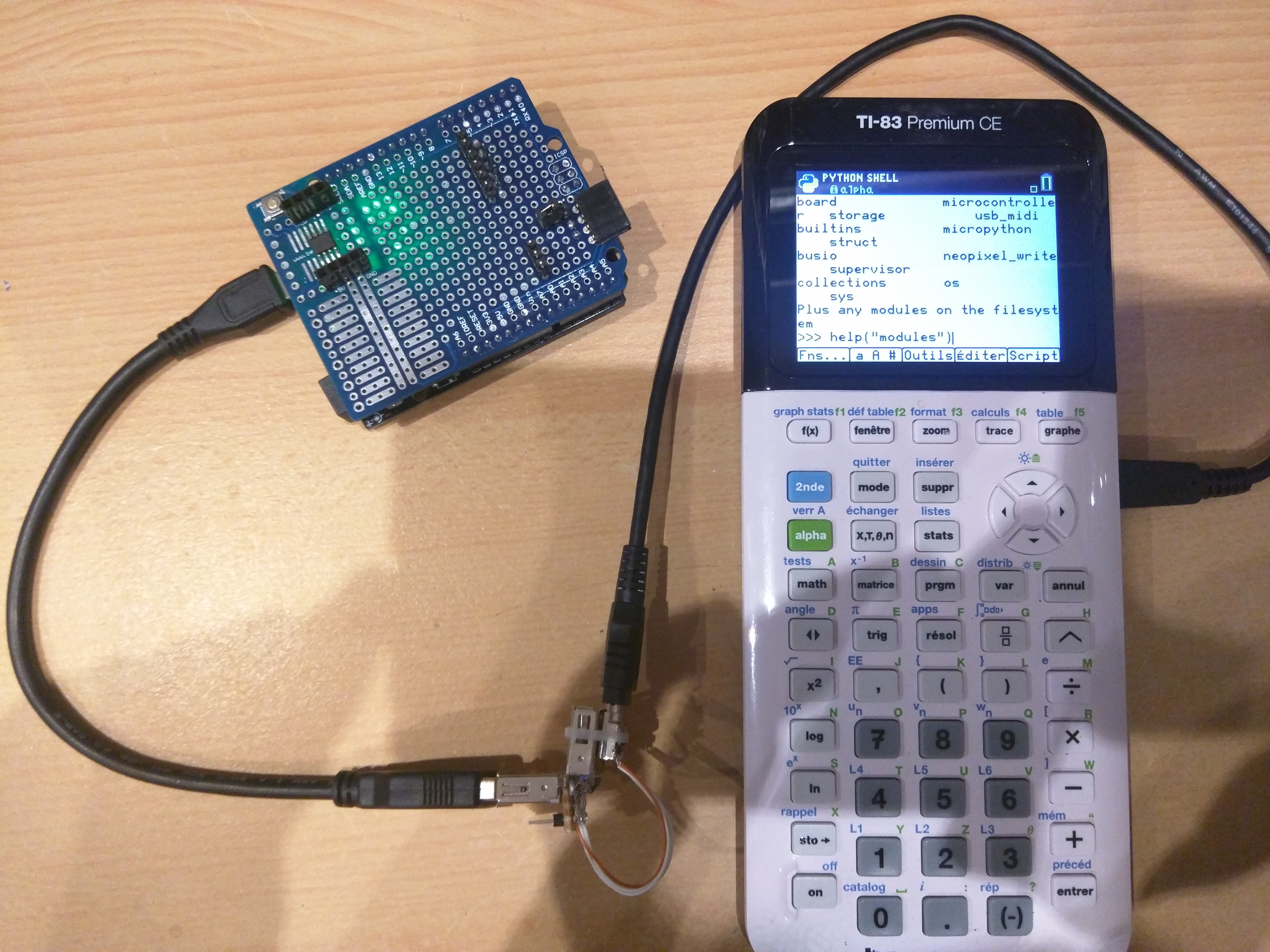 TI 83 Raspberry PI Python Module